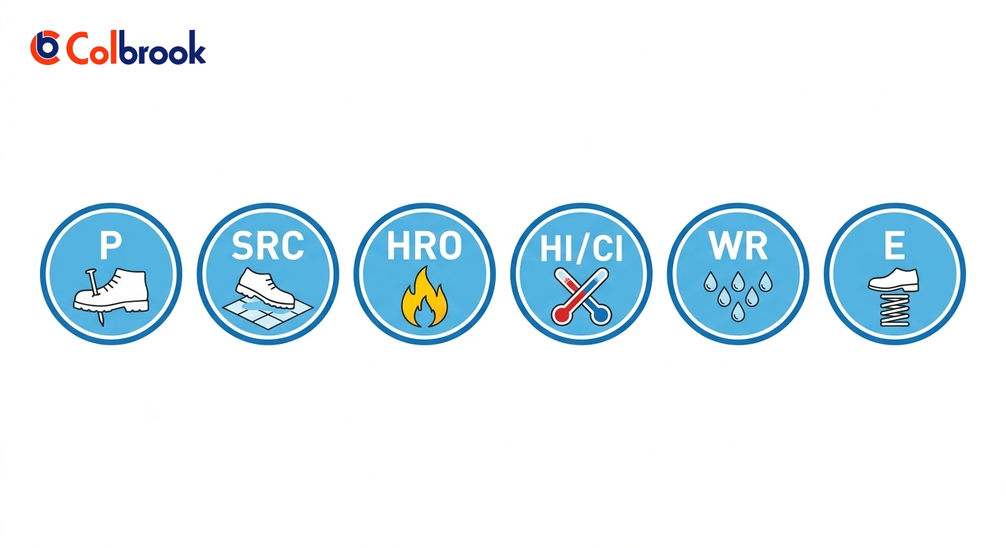 Safety Footwear Standards: SB, S1, S2, S3, S4, S5 Explained | Colbrook